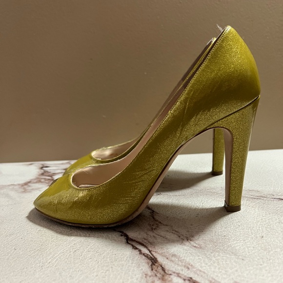 Marc By Marc Jacobs | Shoes | Marc By Marc Jacobs Yellow Green Peep Toe ...